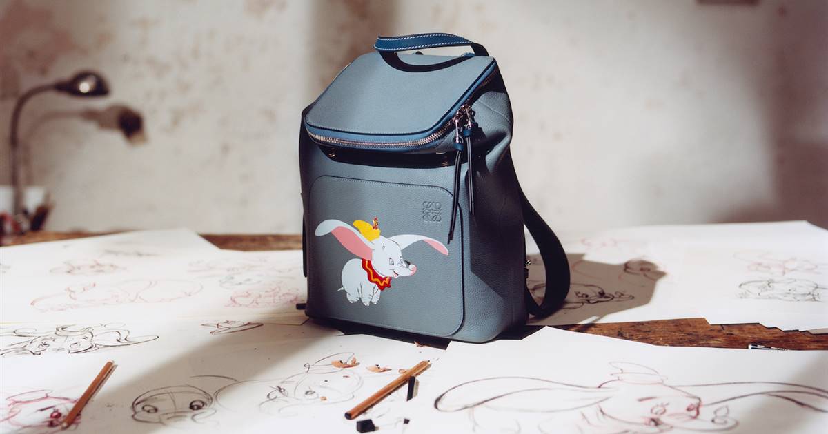 La pelicula de Dumbo también se estampa en la nueva colección de Loewe