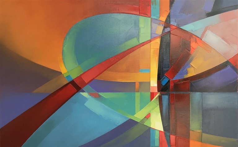 Las pinturas pixeladas llenas de color que triunfan en Instagram