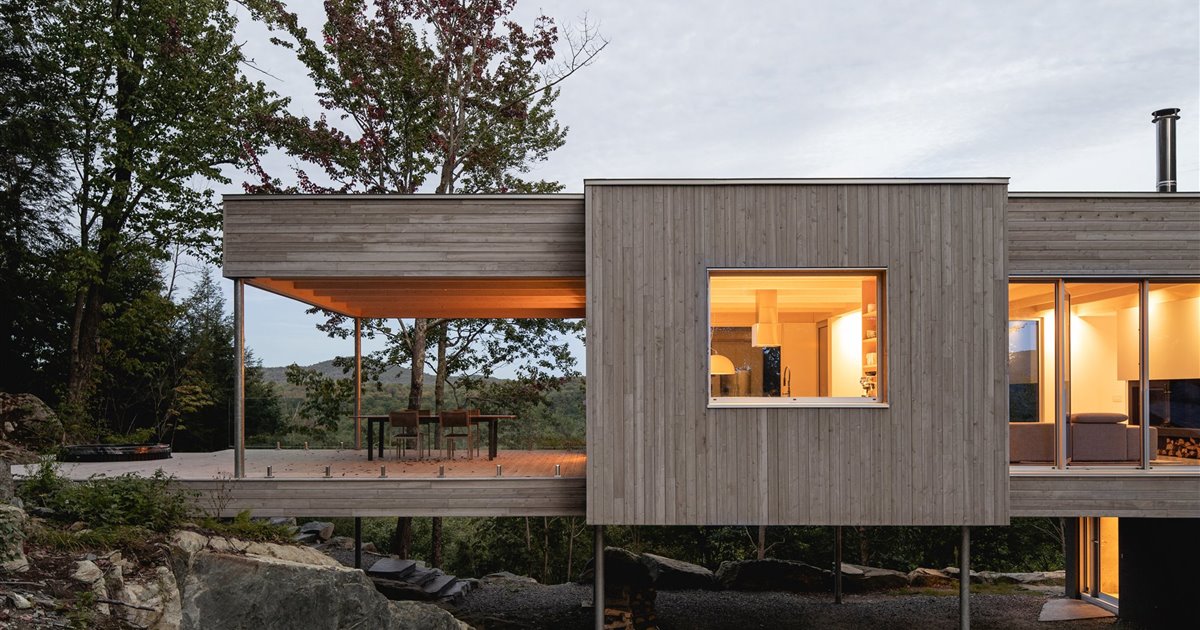 Arquitectura De Casas Elevadas Casa Moderna Com 3 Quartos E Design