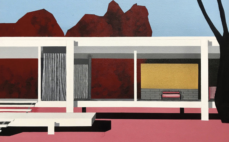 El artista español que pinta los edificios más icónicos de la arquitectura