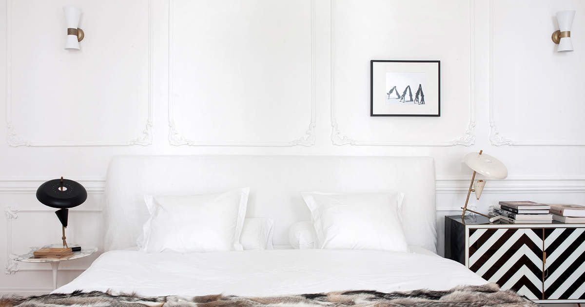 Molduras en el dormitorio: 7 ideas (y FOTOS) para decorar tus paredes y ...