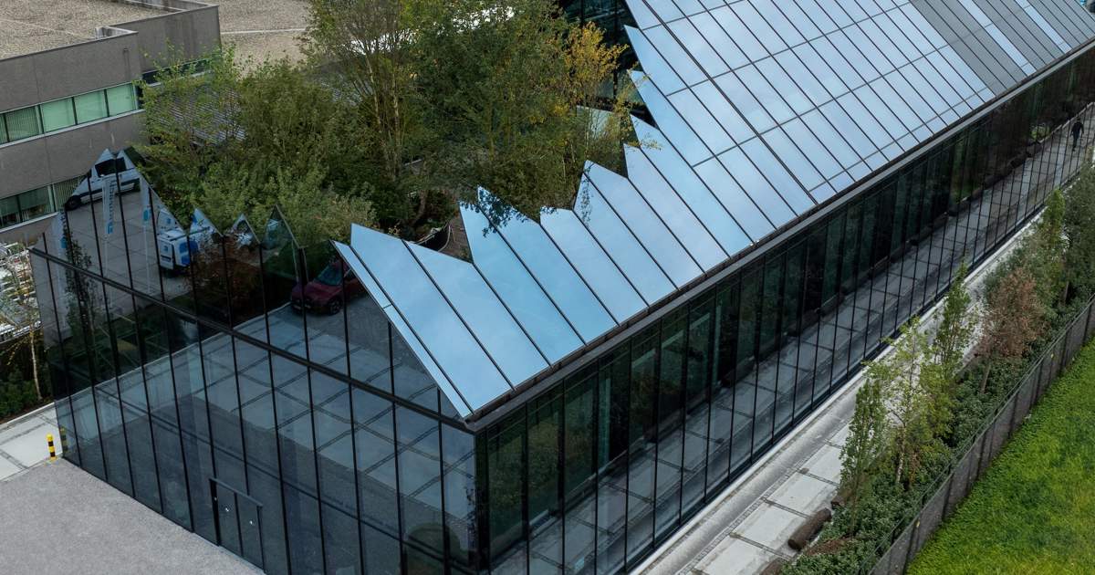 Arquitectura inspirada en un invernadero en Bélgica: un espacio que ...