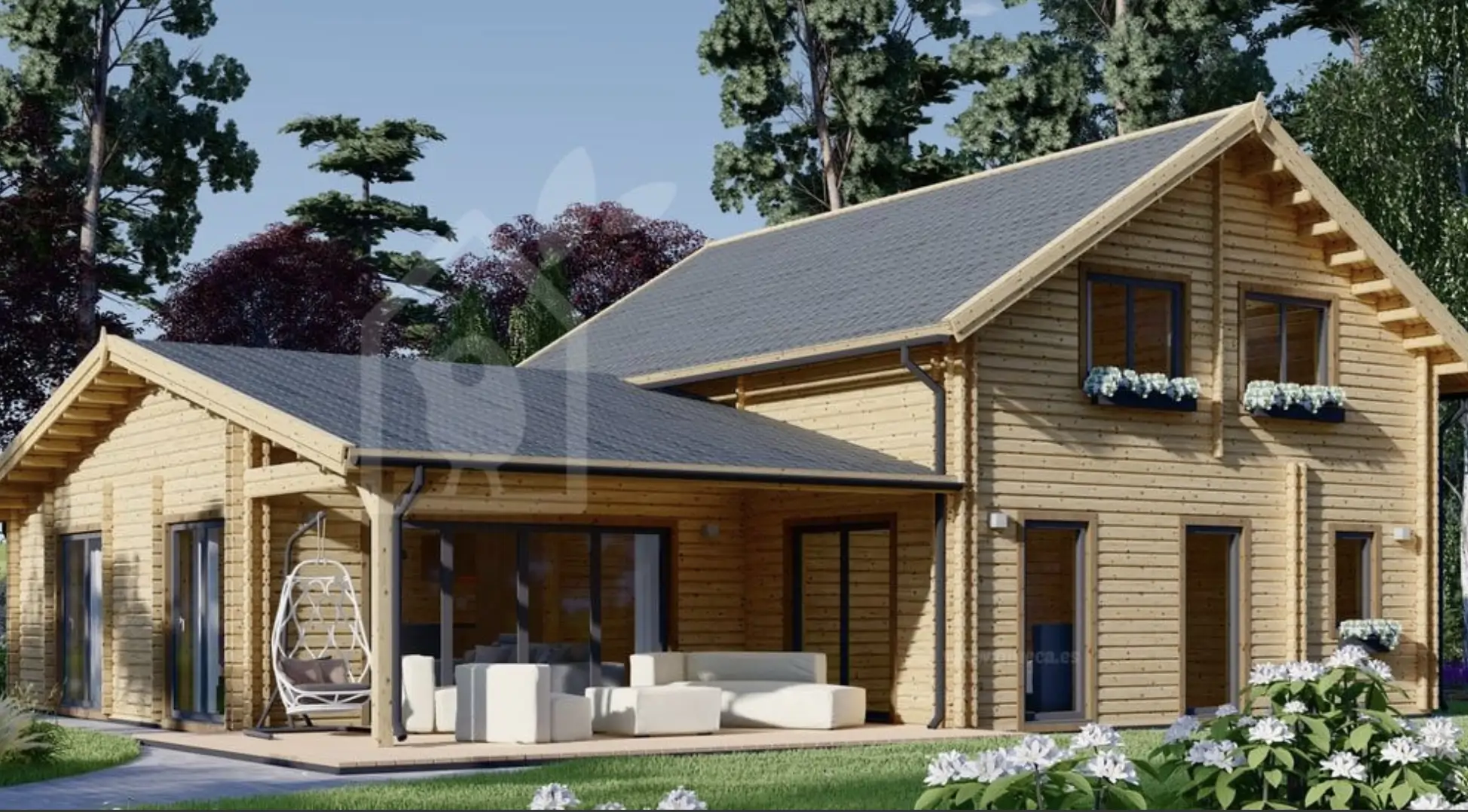 La casa prefabricada tradicional de madera que está triunfando en ...