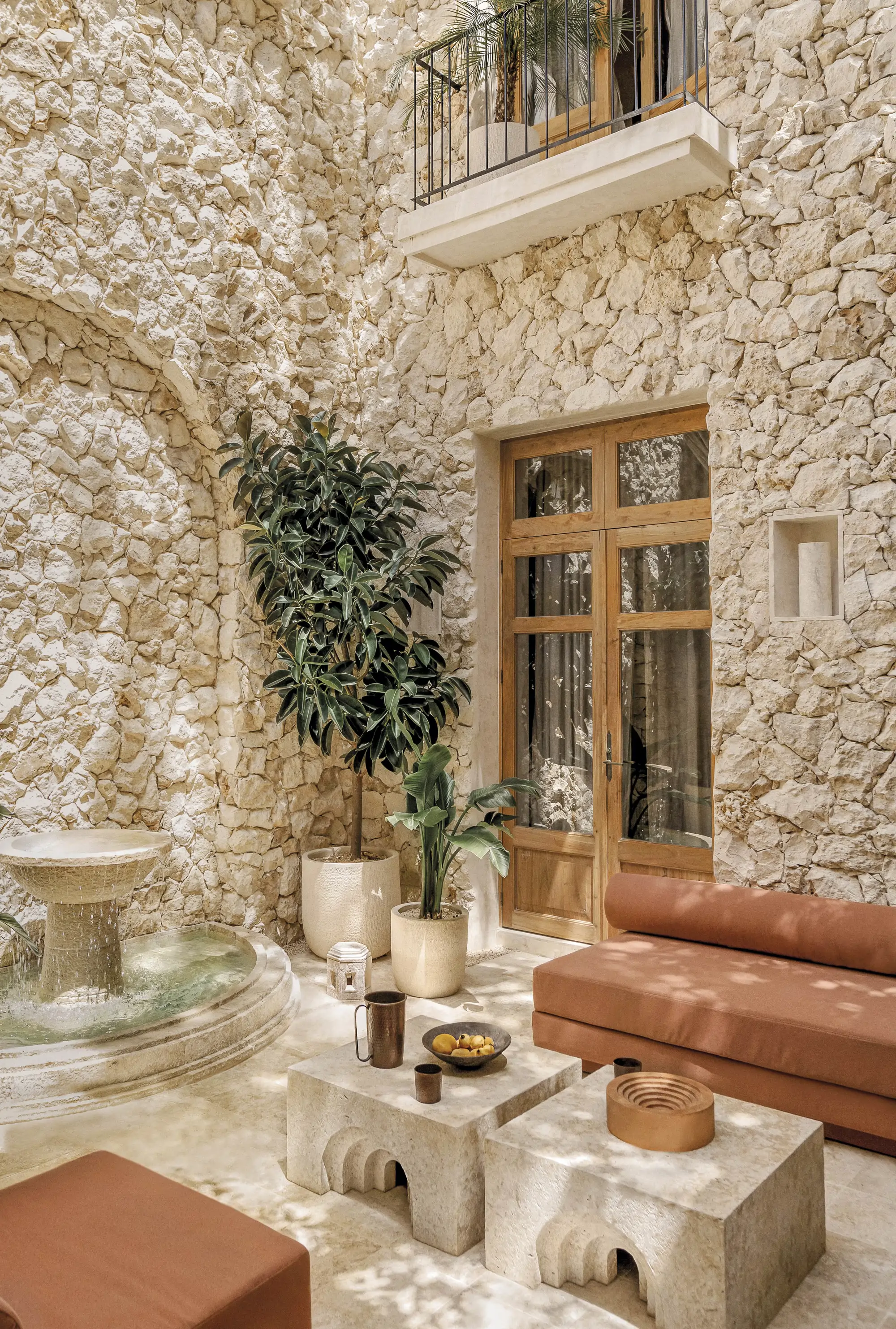 Esta casa en Tulum se ha inspirado en los patios de las haciendas ...