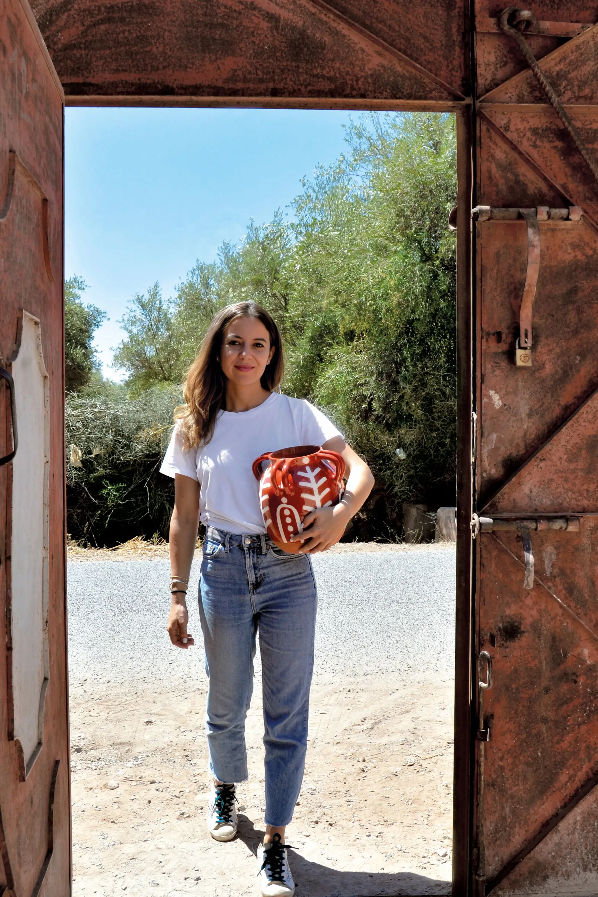 Bouchra Boudoua, artista: "Todo lo que sé lo aprendí de los viejos ...