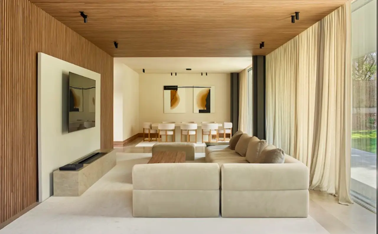 Cómo conseguir dos ambientes en un salón rectangular: 15 ejemplos reales