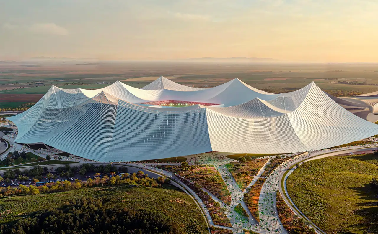 Así será el Estadio Hassan II: una joya arquitectónica marroquí que ...