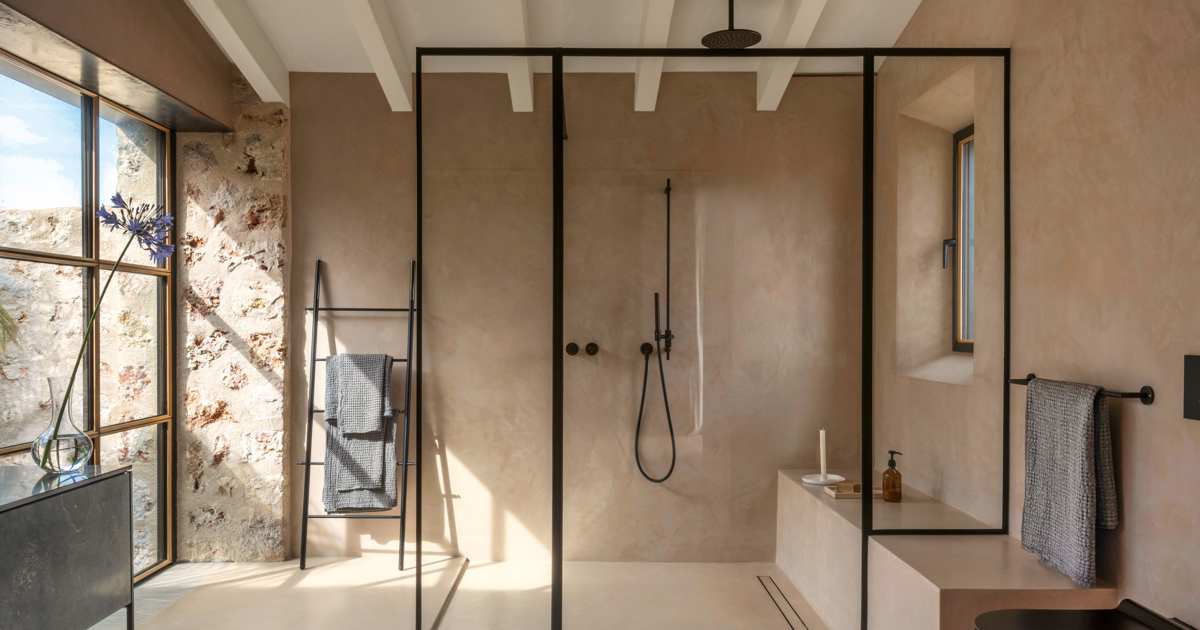 ¿Instalarías una ducha totalmente acristalada o de azulejos naranjas? 8 ...